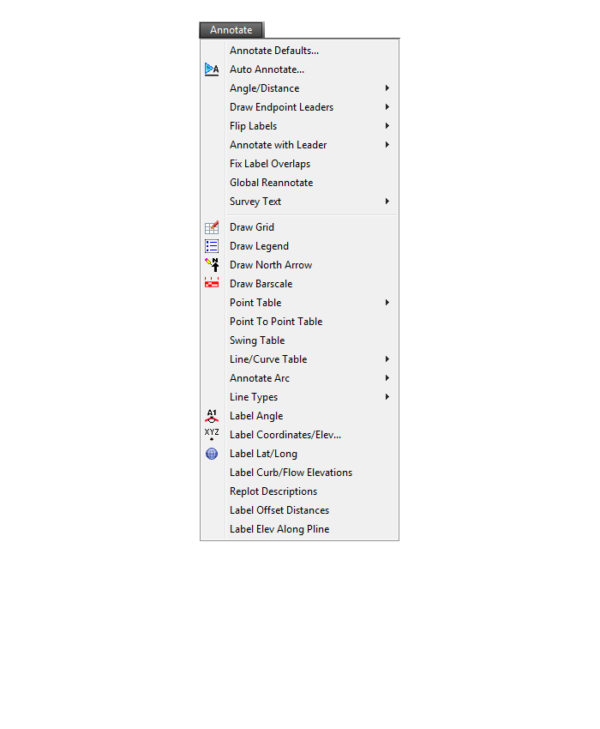 Features & Menus in Carlson Survey | That CAD Girl FAQ