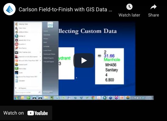 Carlson Field-to-Finish w/GIS - That CAD Girl