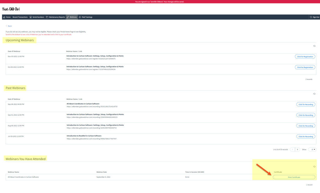 Find Answers On Your Portal | That CAD Girl