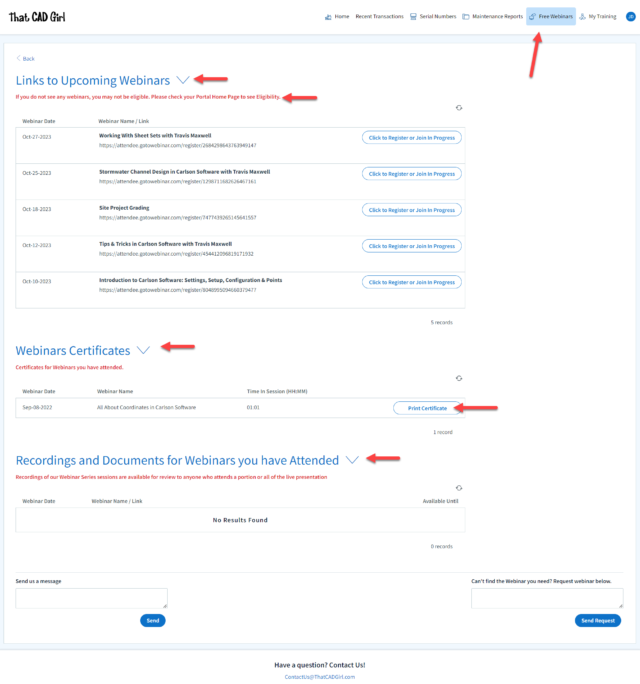 Find Answers On Your Portal | That CAD Girl
